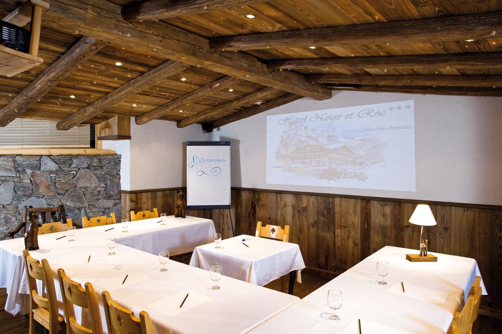 Seminars & receptions | Neige & Roc | Hotel & Spa in Morzine Avoriaz